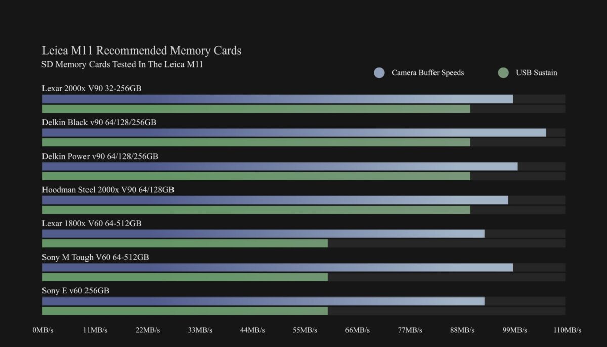 Best Memory Cards Leica M11 - Real Benchmarks | Alik Griffin
